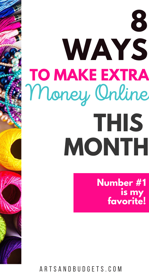 8 Ways You Can Side Hustle & Make Extra Money Today - Arts and Budgets