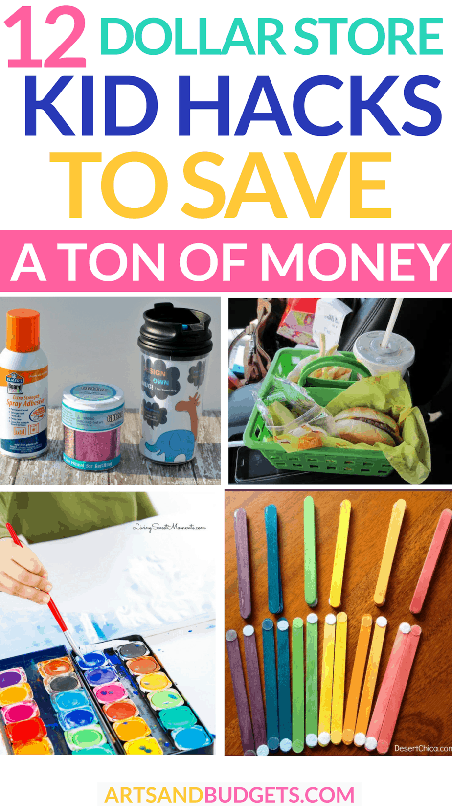 12 Dollar Store Hacks For Kids To Save Money - Arts and Budgets