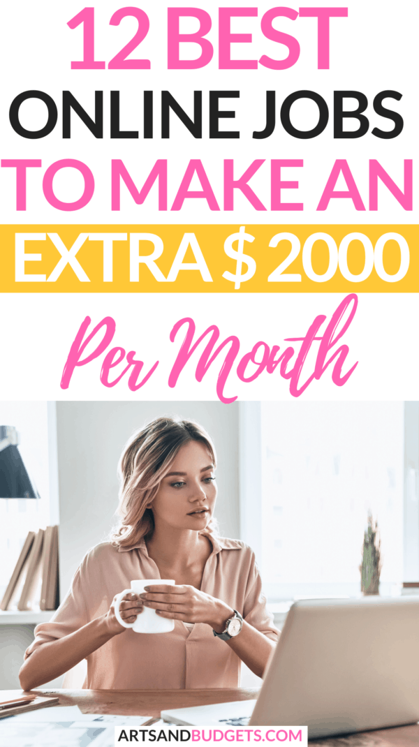 20 Best Online Jobs To Make Money and Work From Home - Arts and Budgets