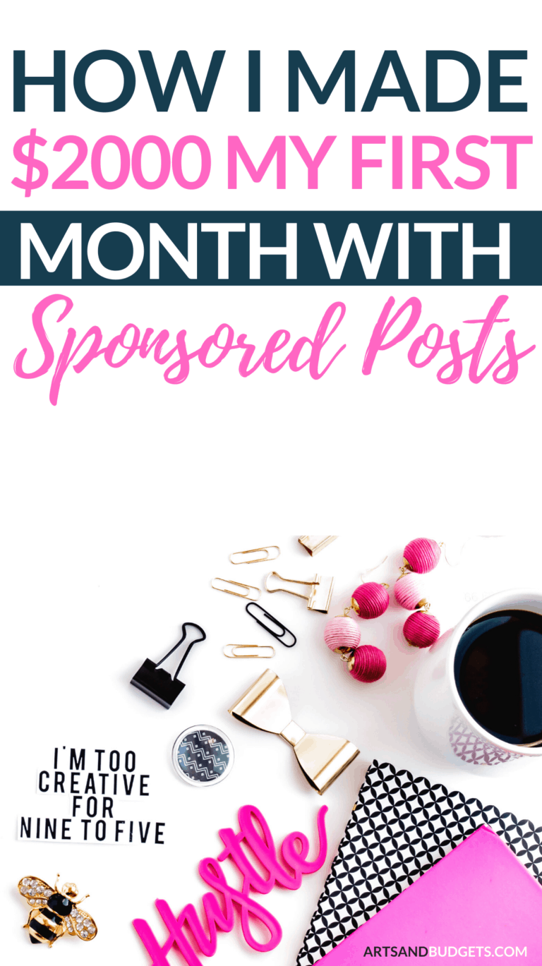 How To Land Sponsored Posts Opportunities: I made $2000 My First Month ...